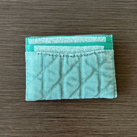 Coach | Accessories | Coach Ivy Essential Denim Quilted Card Case ...
